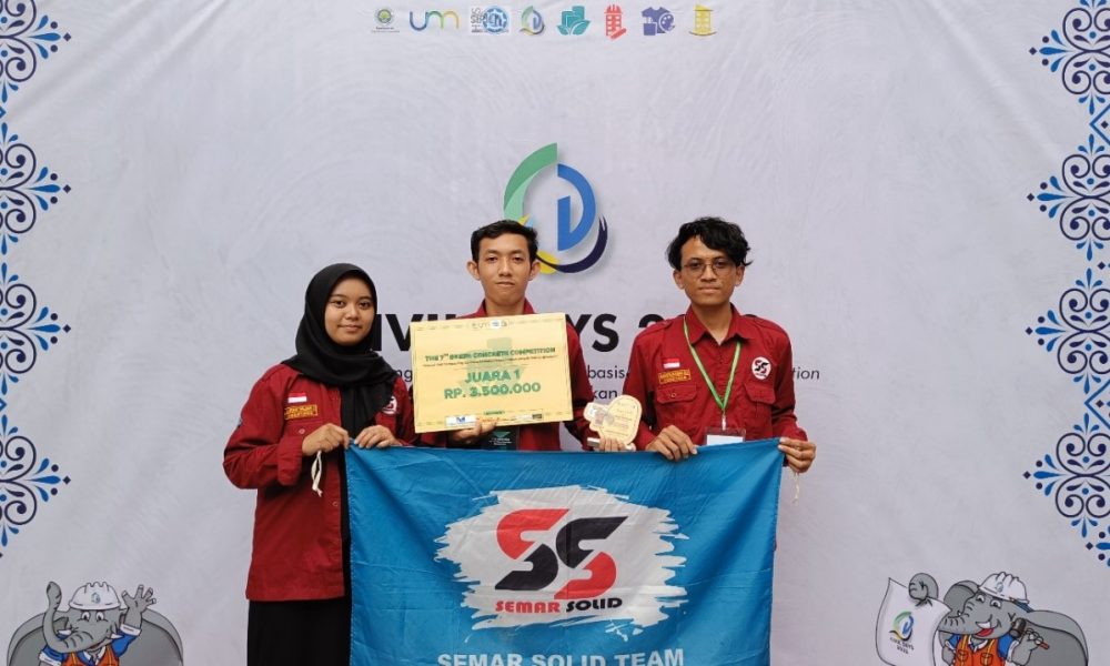 Mahasiswa D3 Teknik Sipil UNS Raih Juara 1 Lomba Beton Tingkat Nasional ...