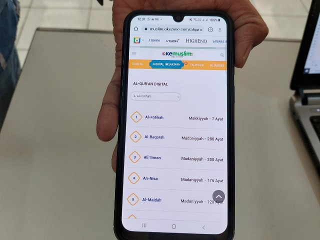 Bolehkah Membaca Alquran Digital di Komputer atau HP? : e-Kompas.ID ...